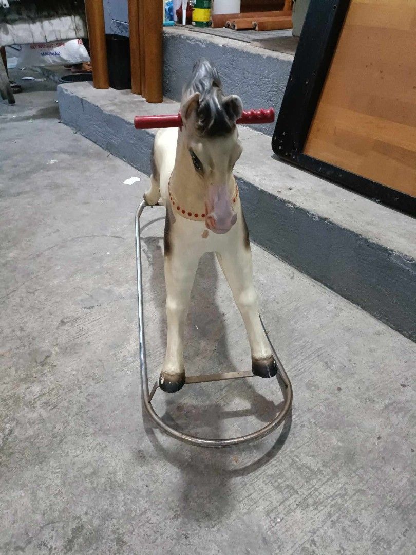 Vintage racking horse made in italy, Babies & Kids, Babies & Kids ...
