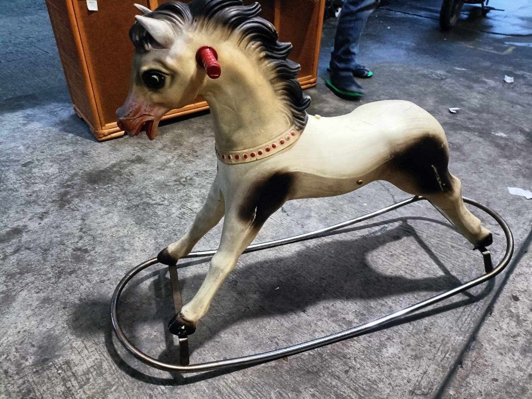 Vintage racking horse made in italy, Babies & Kids, Babies & Kids ...