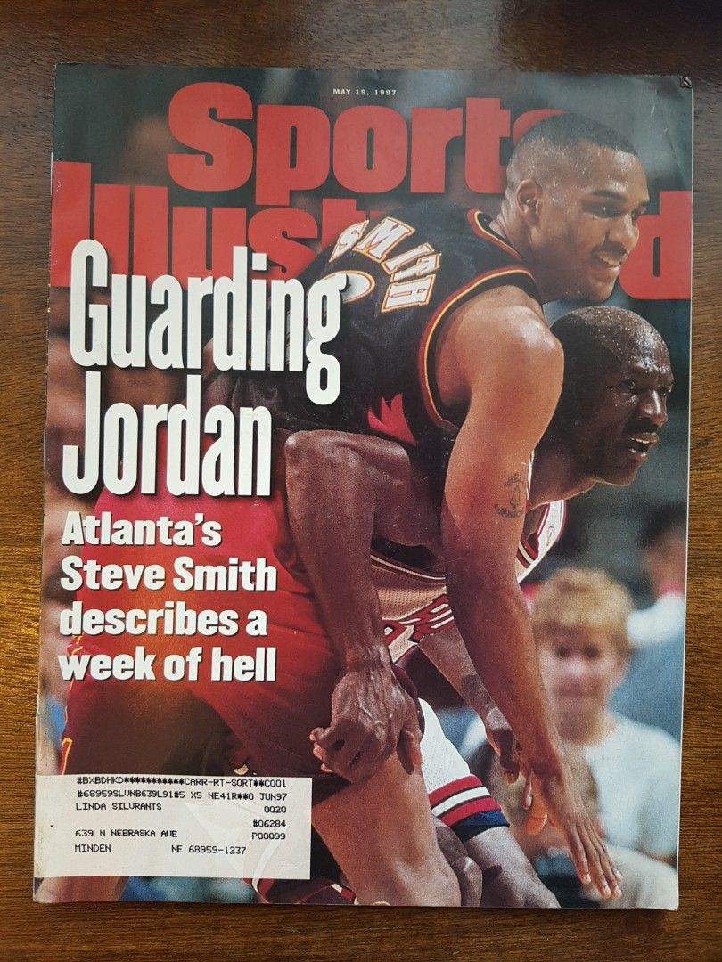 Vintage Sports Illustrated Michael Jordan and Steve Smith NBA magazine ...