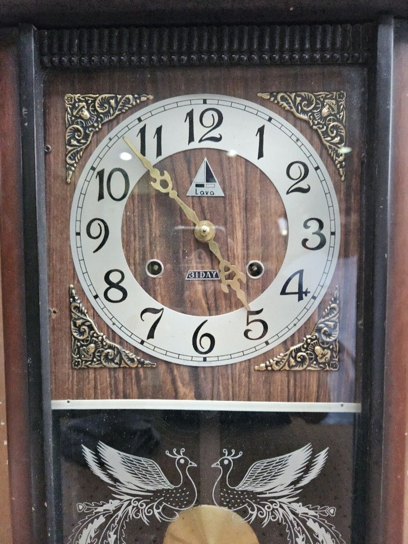 Vintage Style 31 Day Wall Clock (Lava), Furniture & Home Living, Home ...