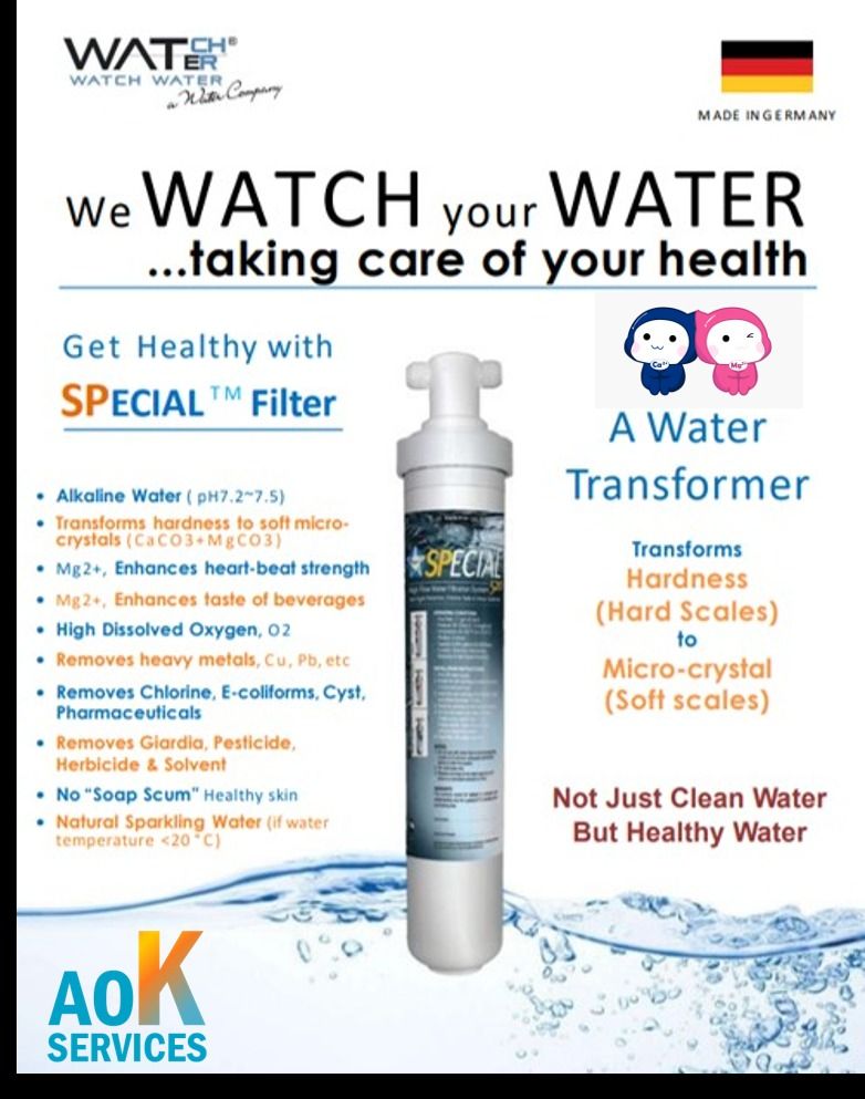 Watchwater German Technology Mineral Water Filter System SP520C, TV ...