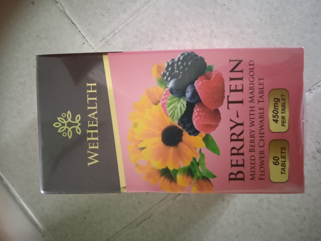 WEHEALTH Berry-Tein 60 tablets, Health & Nutrition, Health Supplements ...
