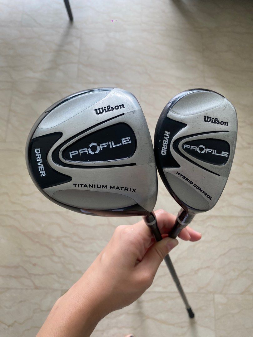 Wilson Profile Driver and Hybrid Golf Clubs, Sports Equipment, Sports ...
