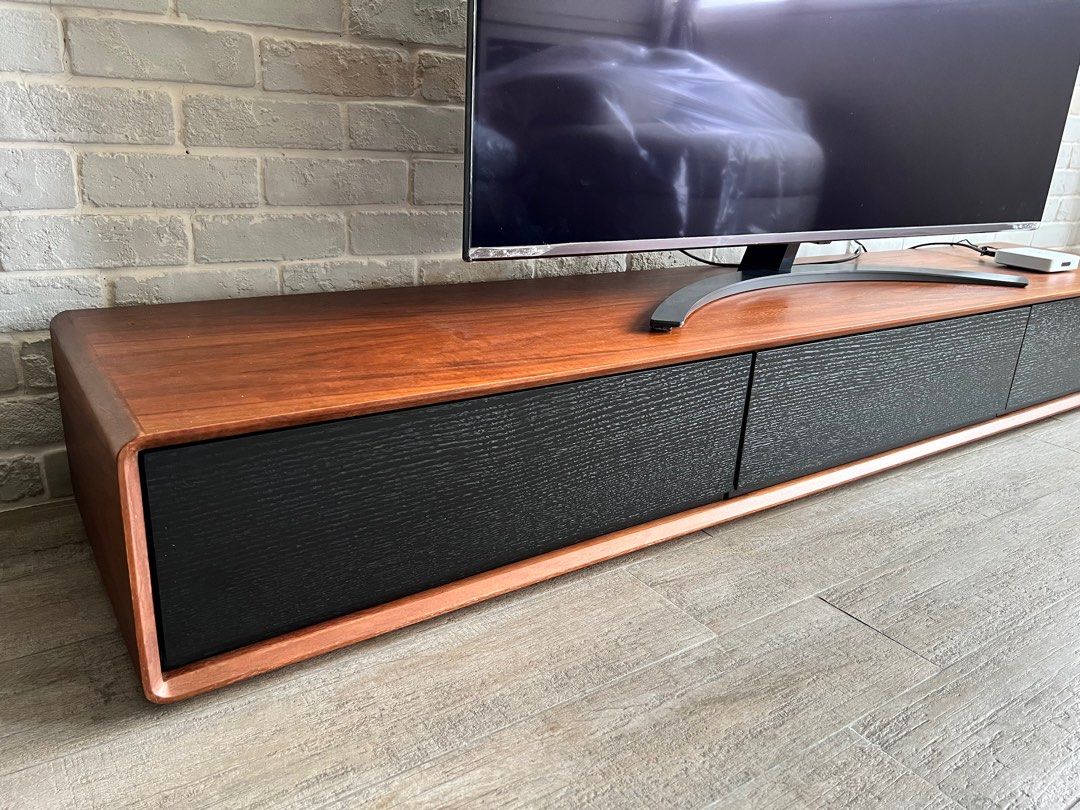 200cm Wooden Tv Console - Modern Japanese Style, Furniture & Home ...