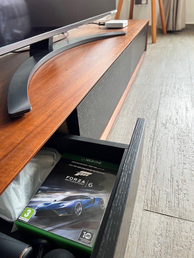 200cm Wooden Tv Console - Modern Japanese Style, Furniture & Home ...