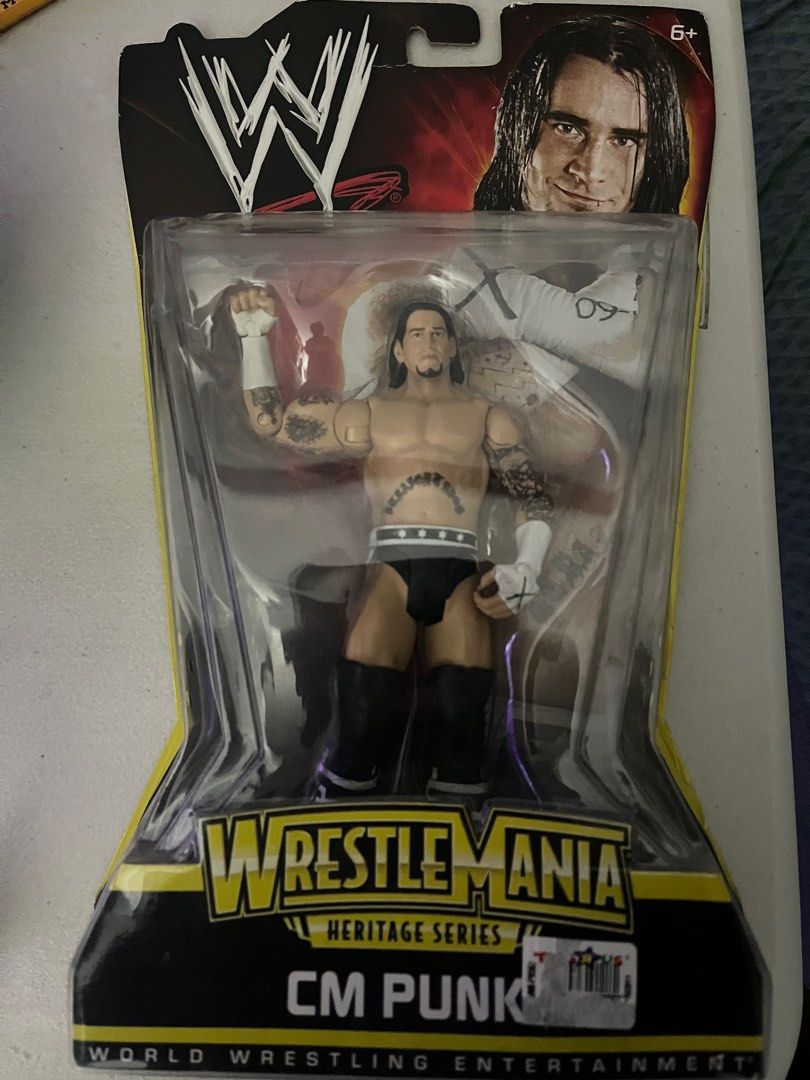 WWE CM Punk Wrestlemania Figure, Hobbies & Toys, Toys & Games on Carousell