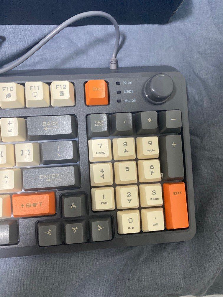 XunFox 94 Keys Wired Gaming Keyboard RGB 19 Non-Conflict Keys with ...