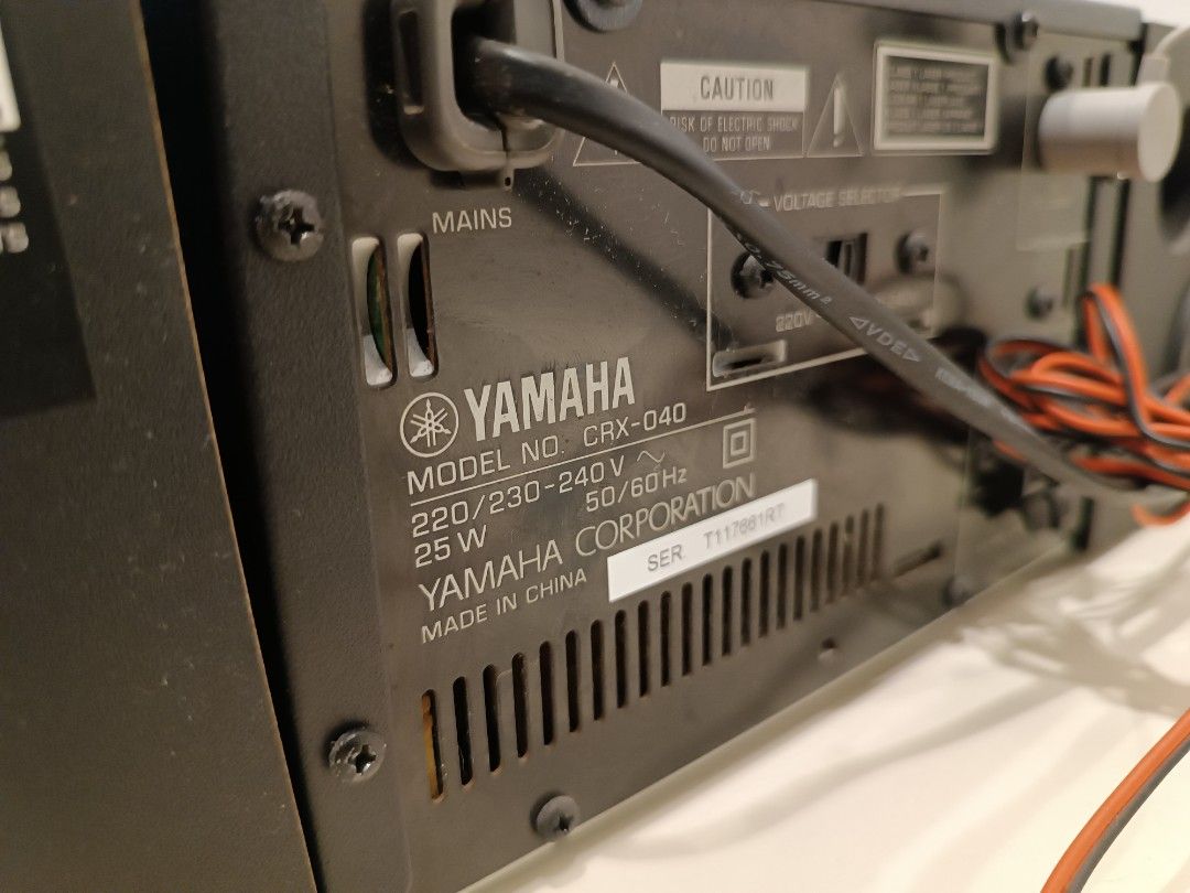 Yamaha CRX-040 mini hifi set for sale, Audio, Soundbars, Speakers ...
