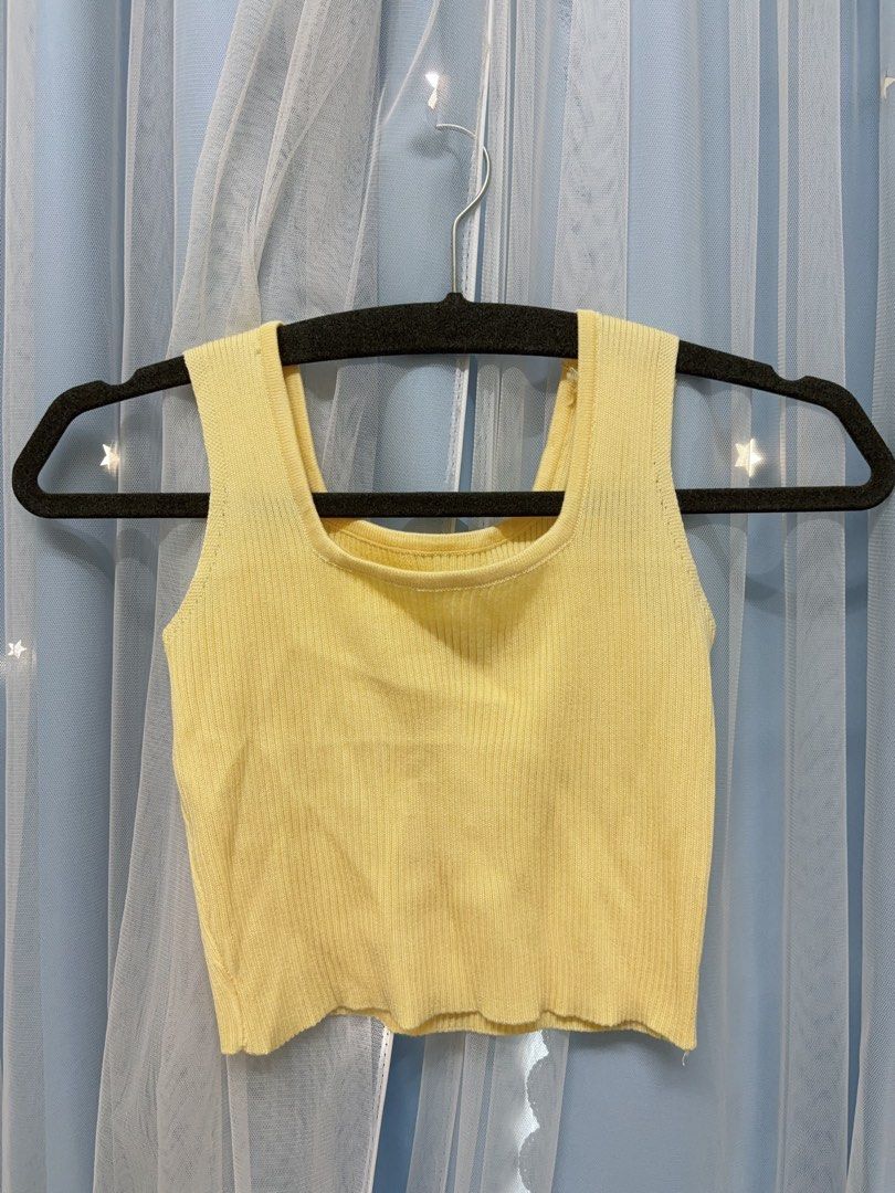 Yellow Lemon Singlet, Women's Fashion, Tops, Shirts on Carousell