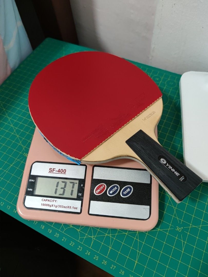 Yinhe T9 CS Penhold Table Tennis Racket with Rakza 7 Max and Dawei 388D ...