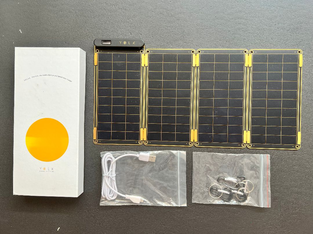 Yolk Solar Paper, the world's thinnest and lightest solar charger ...