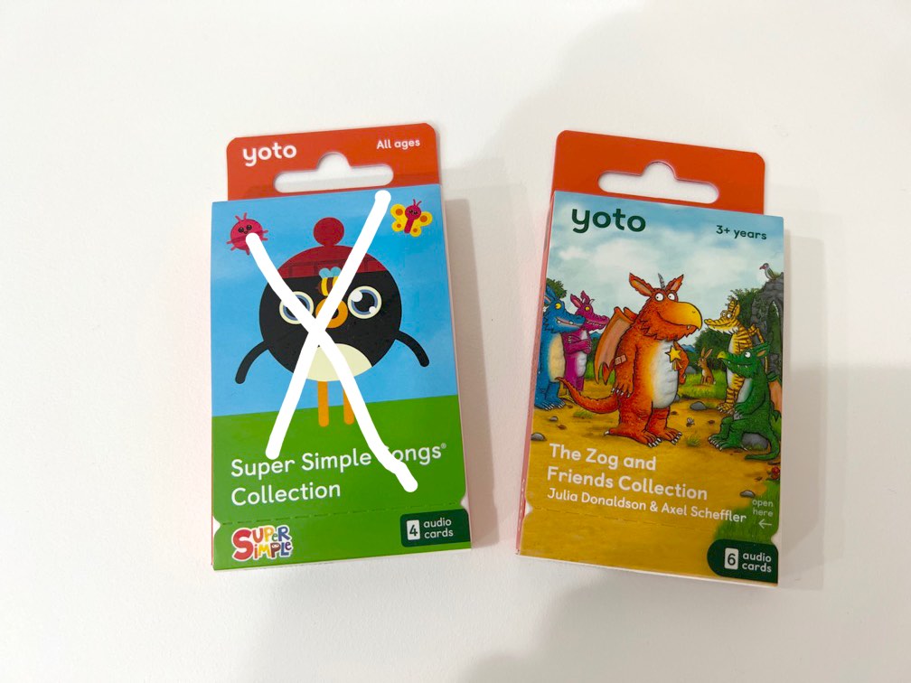 Yoto Cards: Super Simple Songs / Zog & Friends Collection (Audio Cards ...