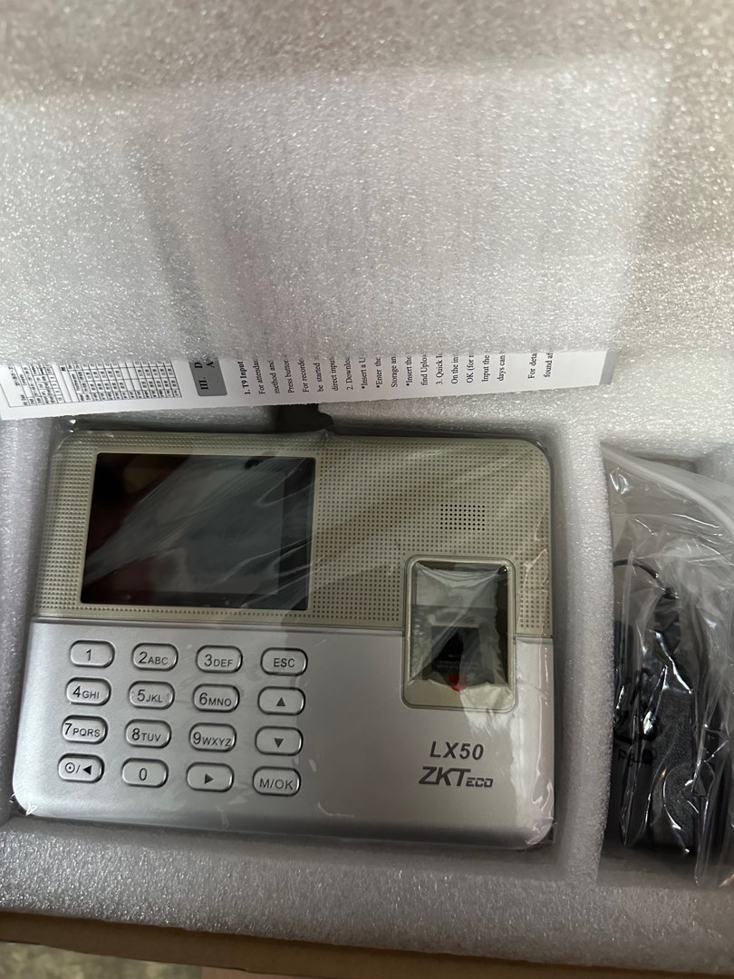 ZKTeco LX50 Fingerprint Time Attendance Machine, Computers & Tech ...