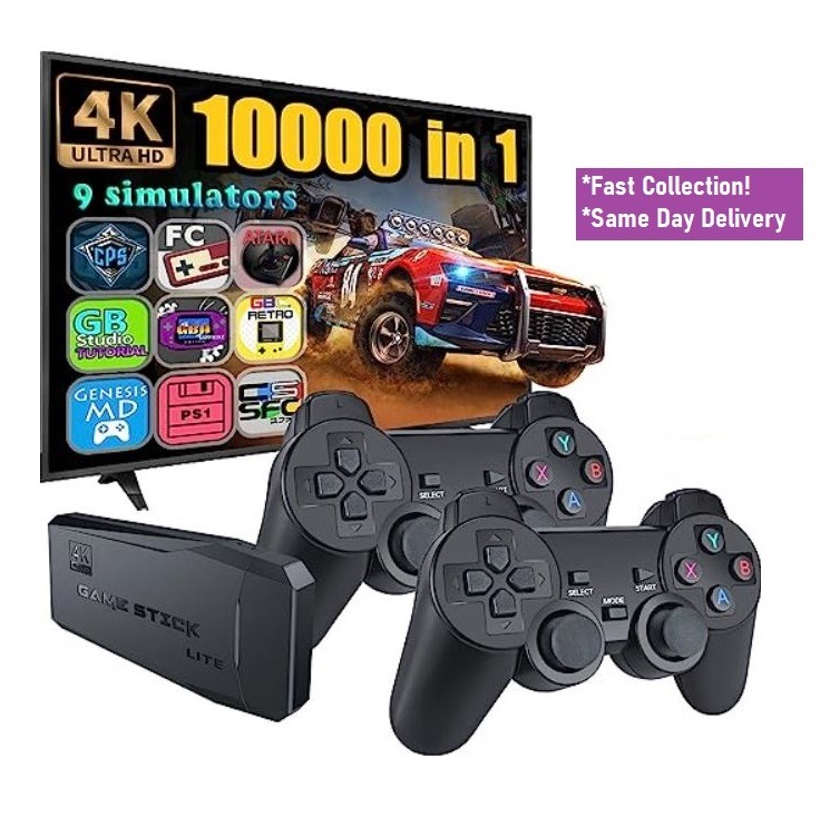 10000+ Video Arcade Game Console | TV Mini Game Stick like PlayStation ...