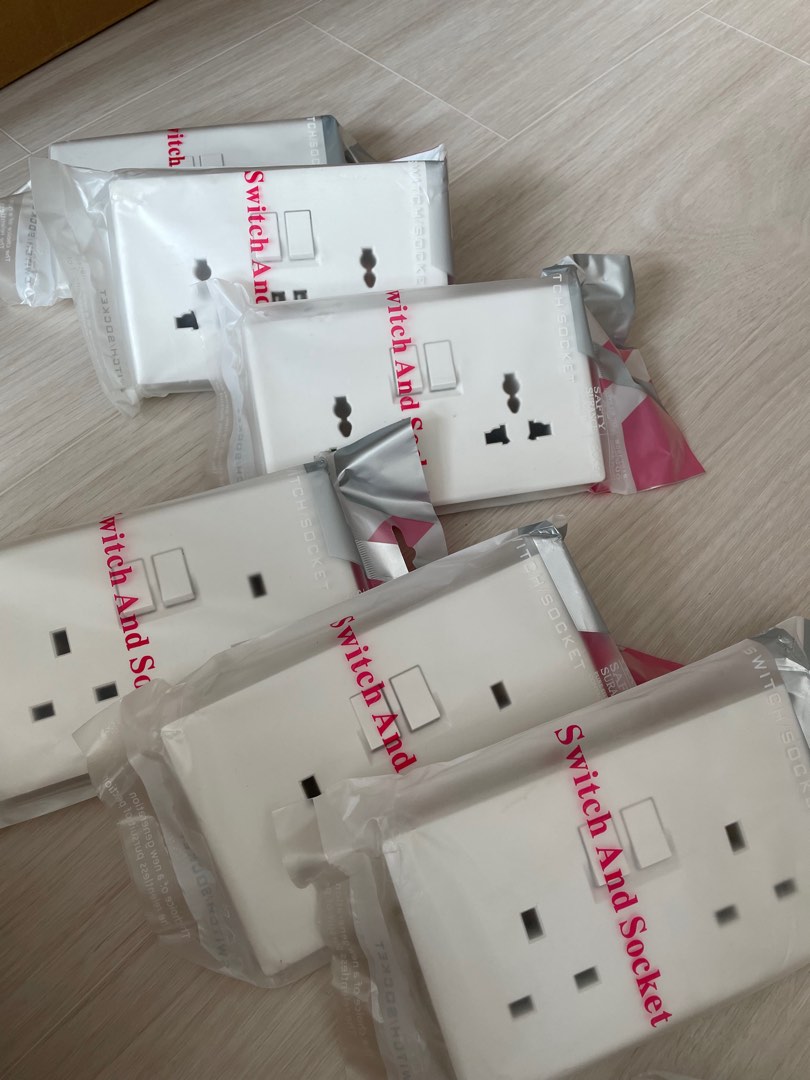 13A Sockets Universal Socket Single Double Gang Ethernet Port, TV ...