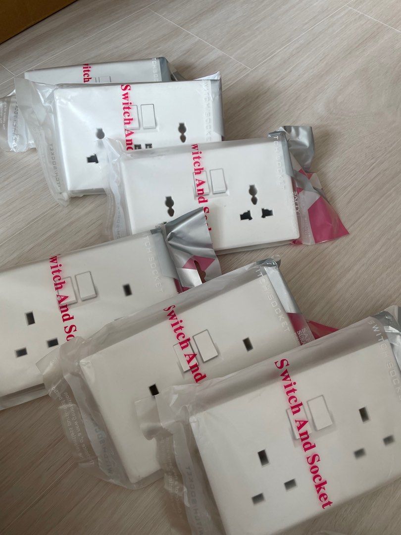 13A Sockets Universal Socket Single Double Gang Ethernet Port, TV ...