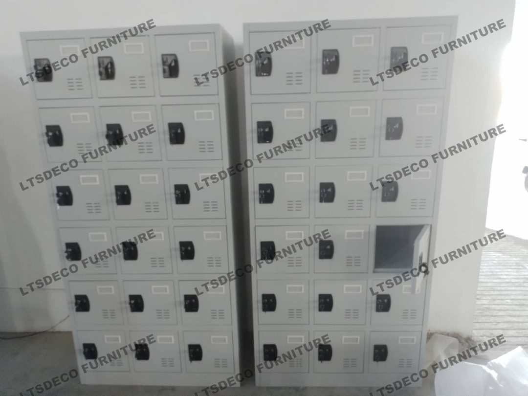 18DOOR STEEL LOCKER OFFICE PARTITION OFFICE FURNITURE, Furniture & Home ...