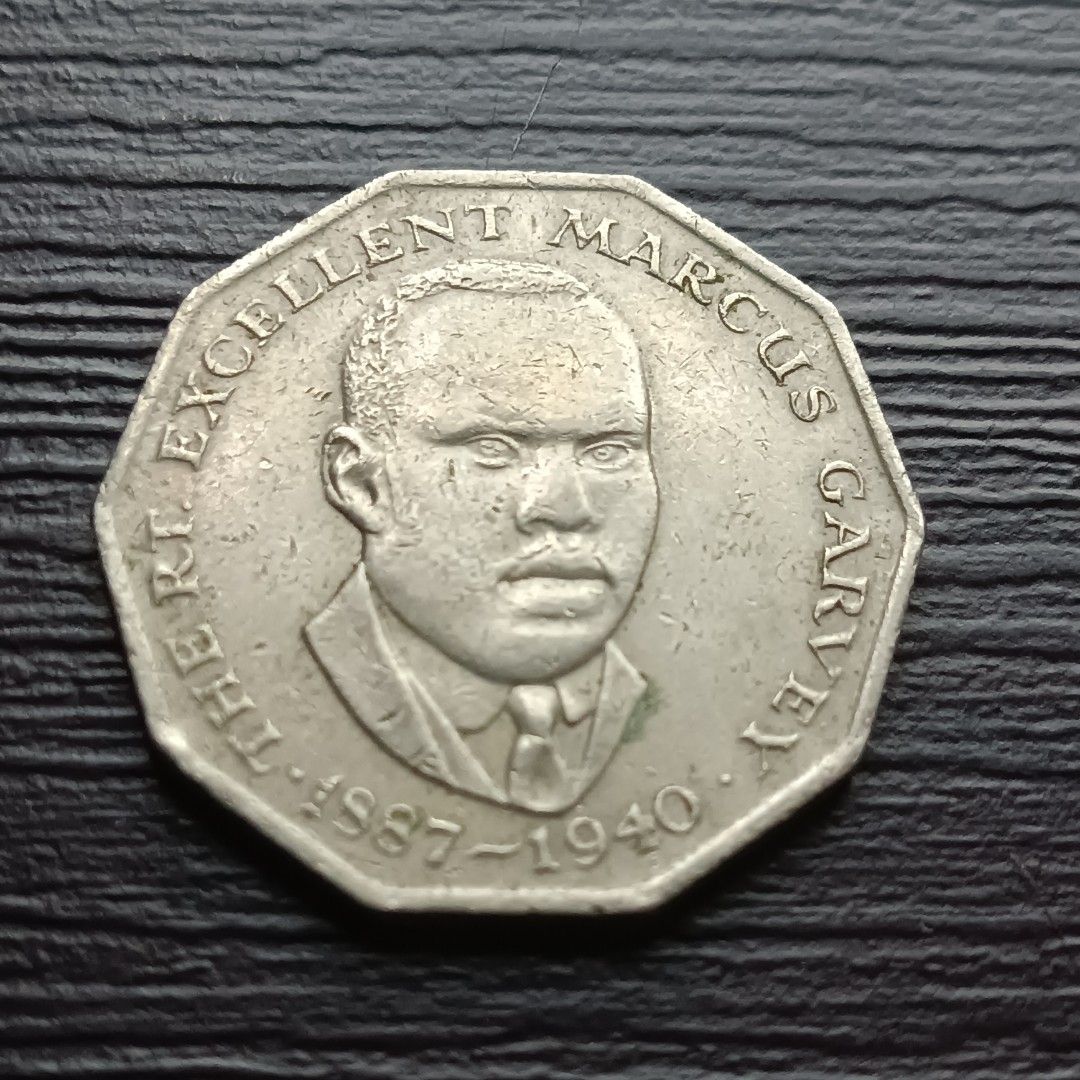 1975 Jamaica 50 Cents - Marcus Garvey, Hobbies & Toys, Collectibles ...
