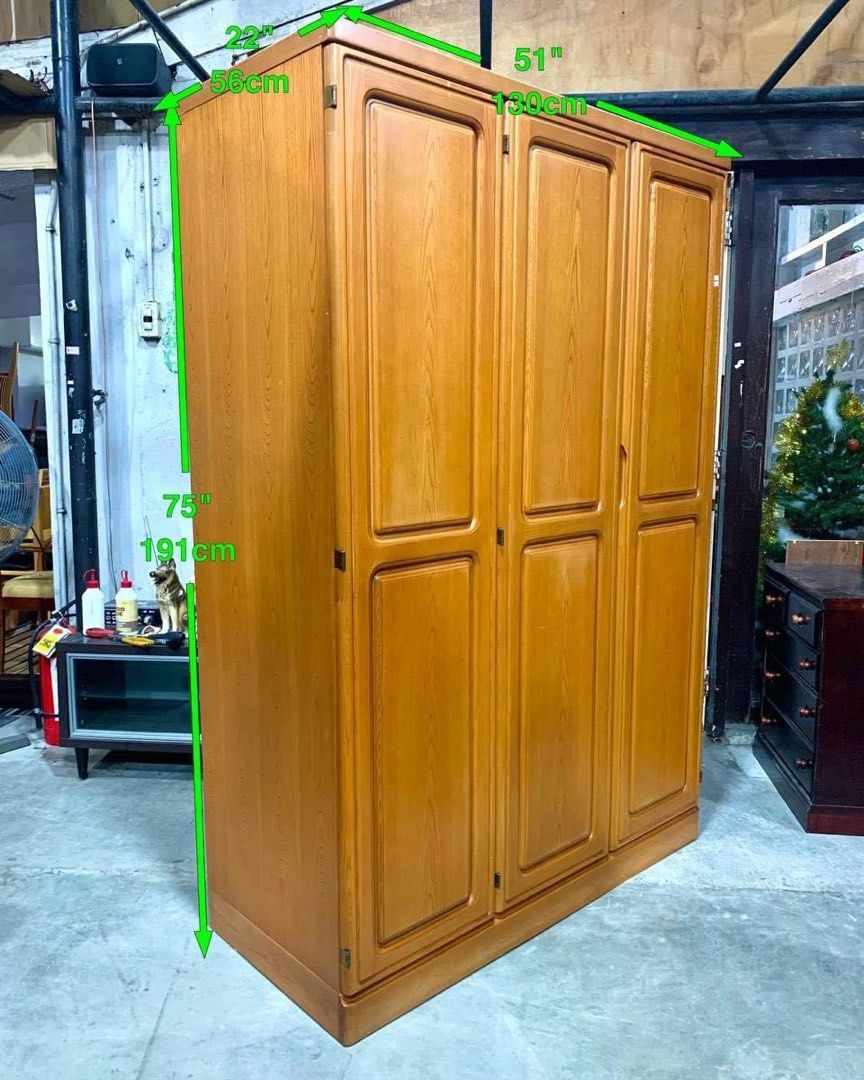 3 Door wardrobe Cabinet Japan surplus, Furniture & Home Living ...
