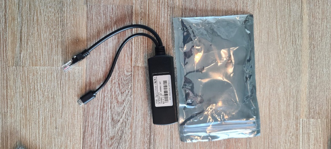 5V PoE Splitter, 48V to 5V 2.4 A Adapter with Micro-USB Plug, for IP ...