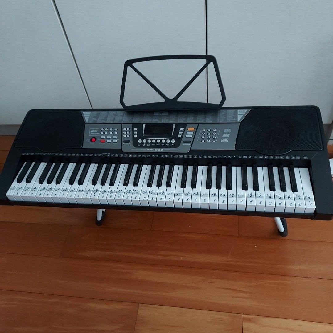 61 Key Music Keyboard Piano with Note Labels, Hobbies & Toys, Music ...