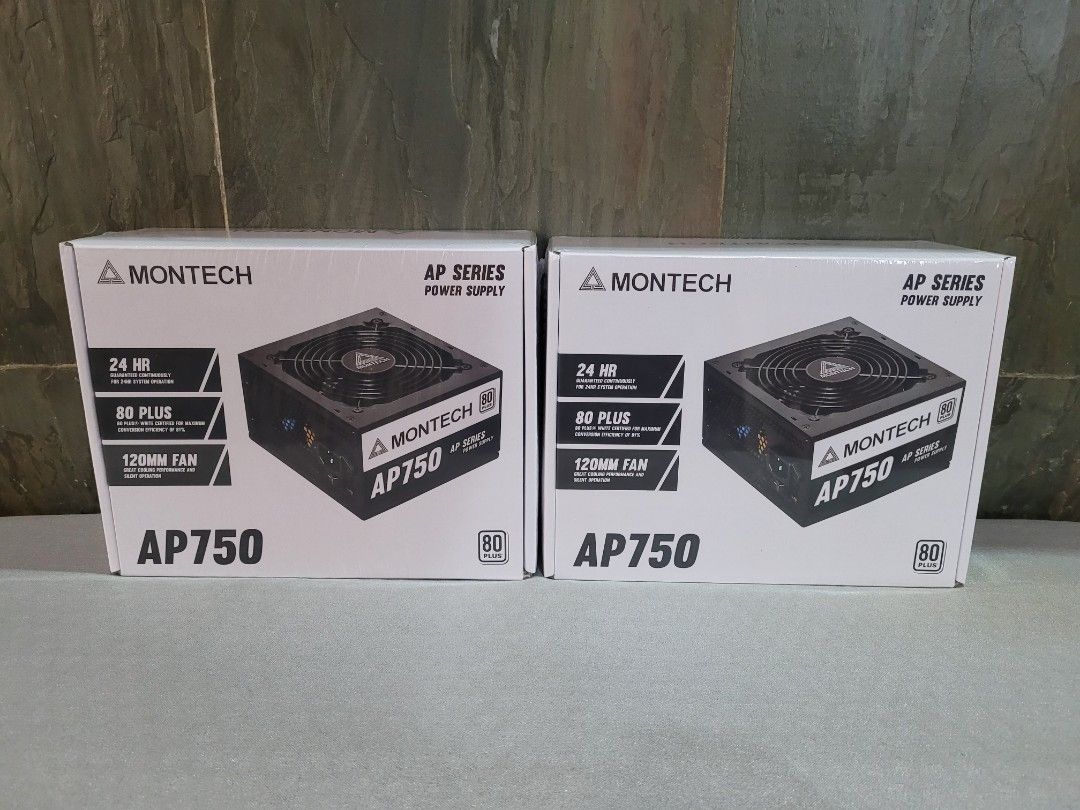 750W Montech AP750 80+ PSU, Computers & Tech, Parts & Accessories ...