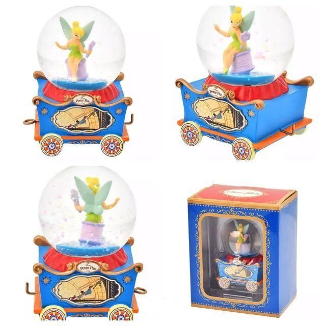 (全新) 日本東京迪士尼 小飛象 Dumbo & Timothy, Tinker bell, 木偶奇遇記, 各一水晶球小車, 興趣及遊戲 ...