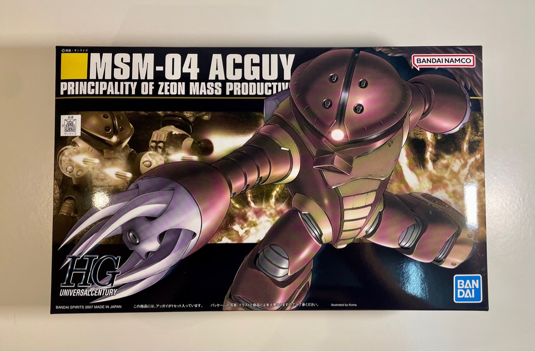 全新 Bandai MSM-04 ACGUY 龜霸 HG 1/144 No.78 Gundam 高達 高達模型 FG HRG MG PG HGUC, 興趣及遊戲, 玩具 & 遊戲類 ...