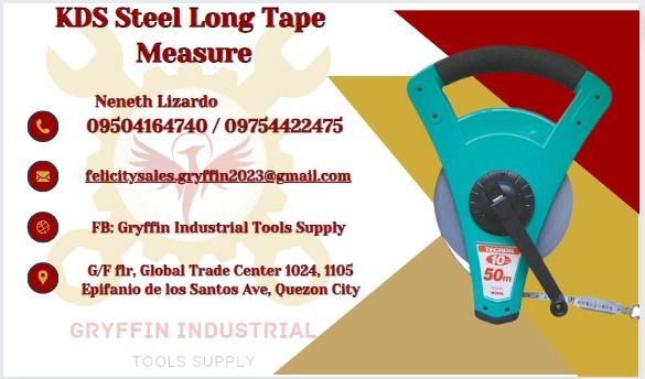" KDS " STEEL LONG TAPE MEASURE, Commercial & Industrial, Industrial ...