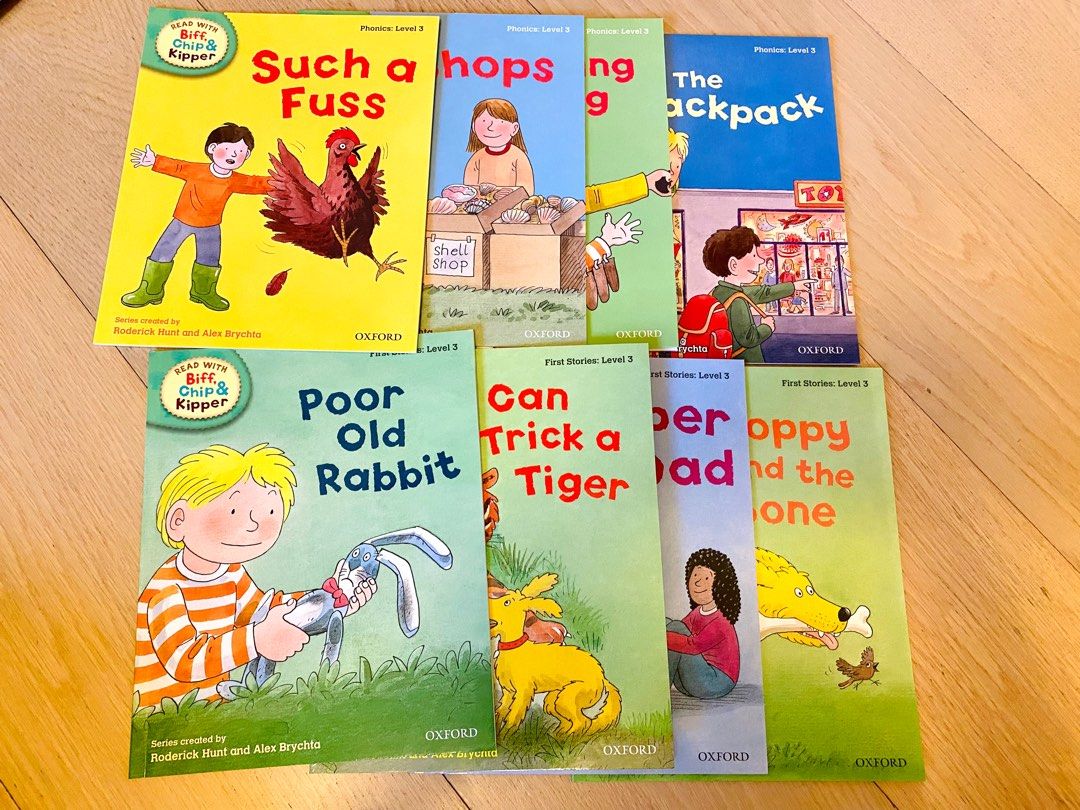 原裝正 ORT - Phonics and first stories collection levels 1-3, 興趣及遊戲, 書本 ...