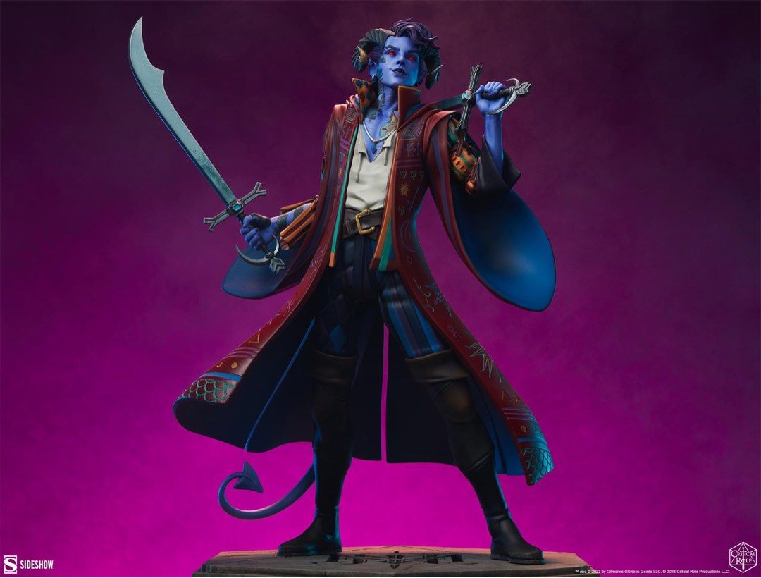 新品預訂 Sideshow 授權作品 Critical Role Mollymauk Tealeaf Mighty Nein, 興趣及遊戲 ...