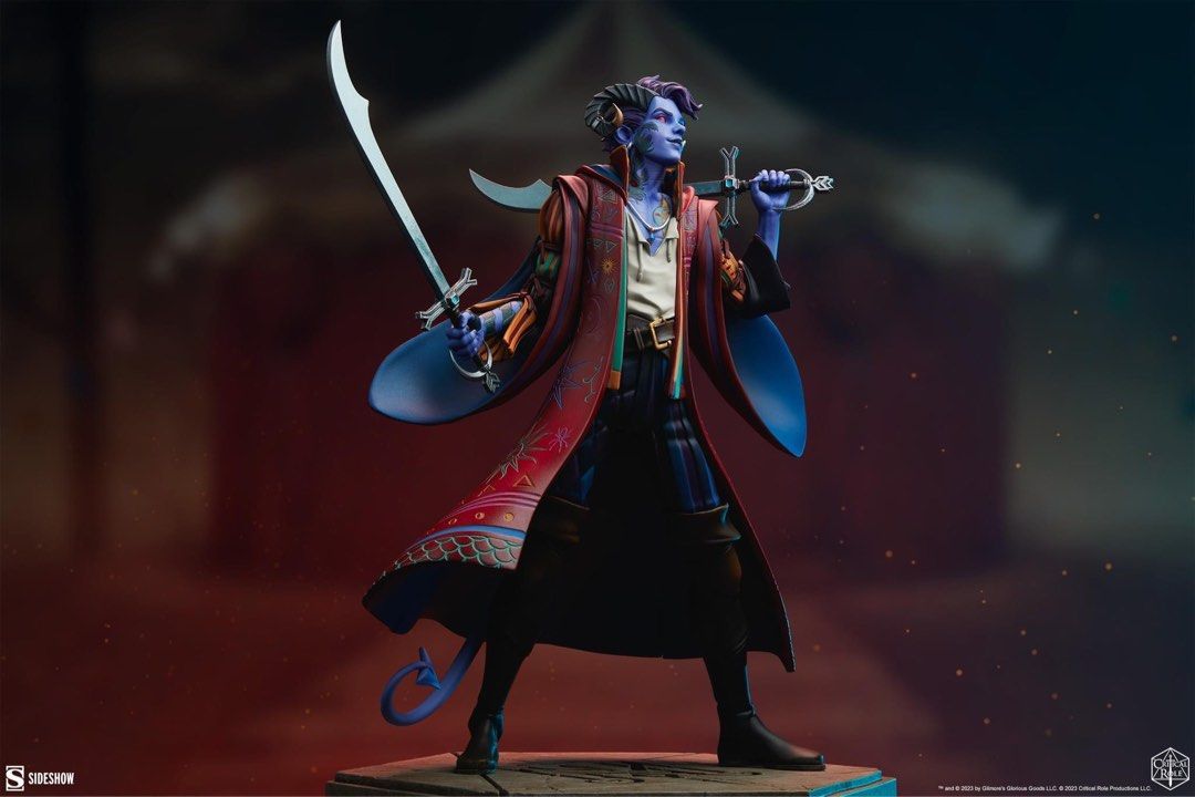 新品預訂 Sideshow 授權作品 Critical Role Mollymauk Tealeaf Mighty Nein, 興趣及遊戲 ...