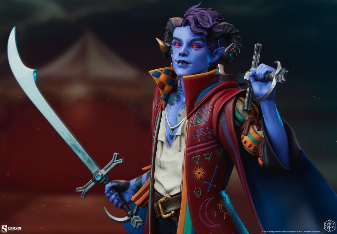 新品預訂 Sideshow 授權作品 Critical Role Mollymauk Tealeaf Mighty Nein, 興趣及遊戲 ...