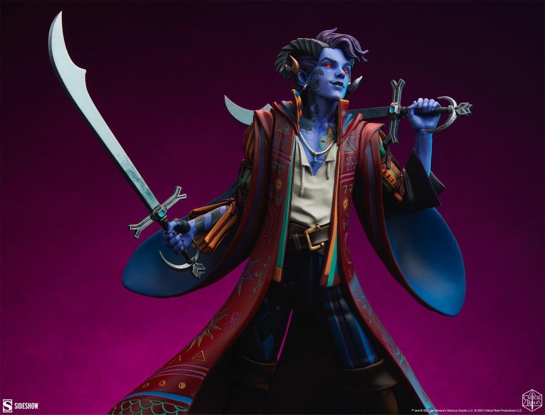 新品預訂 Sideshow 授權作品 Critical Role Mollymauk Tealeaf Mighty Nein, 興趣及遊戲 ...