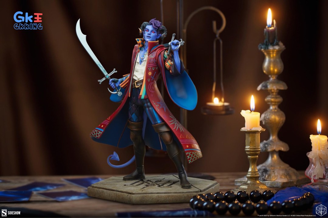 新品預訂 Sideshow 授權作品 Critical Role Mollymauk Tealeaf Mighty Nein, 興趣及遊戲 ...