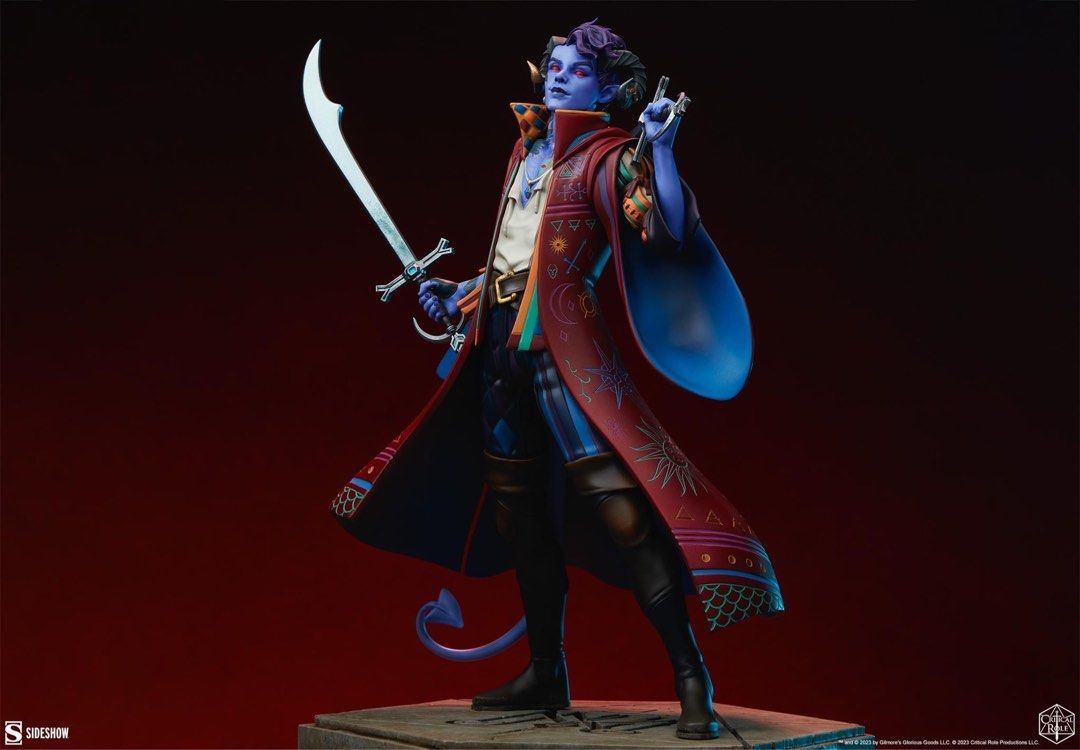 新品預訂 Sideshow 授權作品 Critical Role Mollymauk Tealeaf Mighty Nein, 興趣及遊戲 ...
