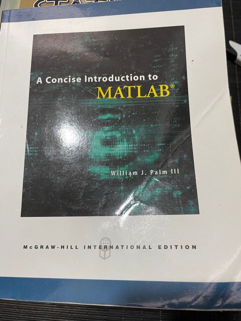 A Concise Introduction To Matlab Hobbies And Toys Books And Magazines Textbooks On Carousell