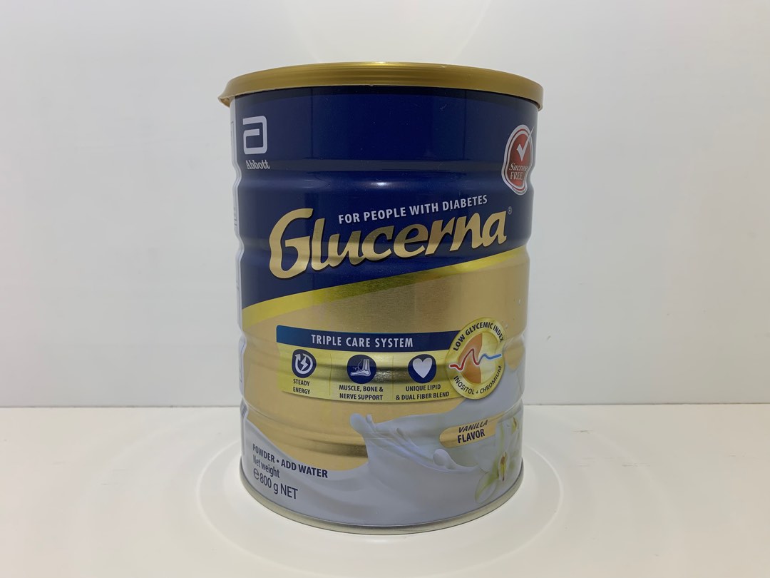 ABBOTT GLUCERNA TRIPLE CARE SYSTEM VANILLA FLAVOR 800G, Health ...