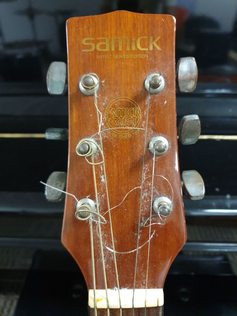 Acoustic Guitar (Samick, Artist Series Edition), Hobbies & Toys, Music & Media, Musical ...