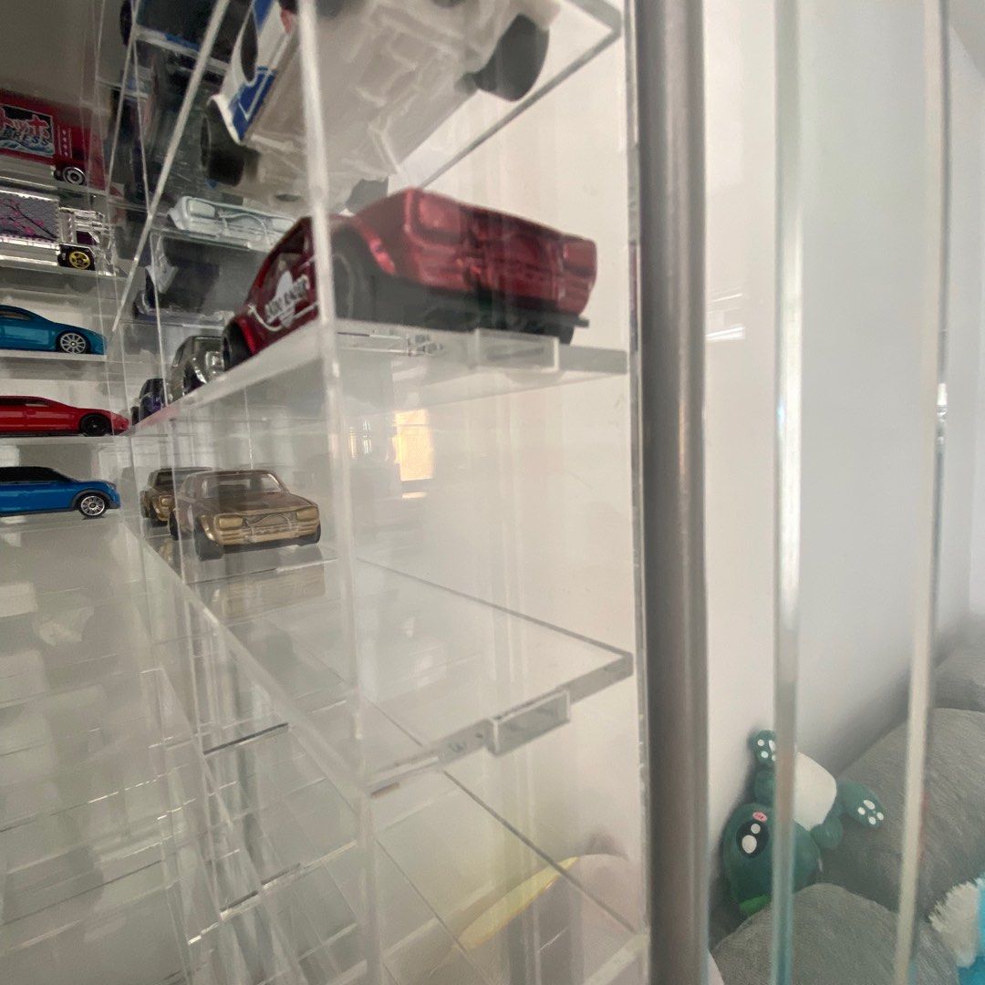 Acrylic Rack 100-slots for IKEA Detolf Display Cabinet (Hot Wheels/Inno ...