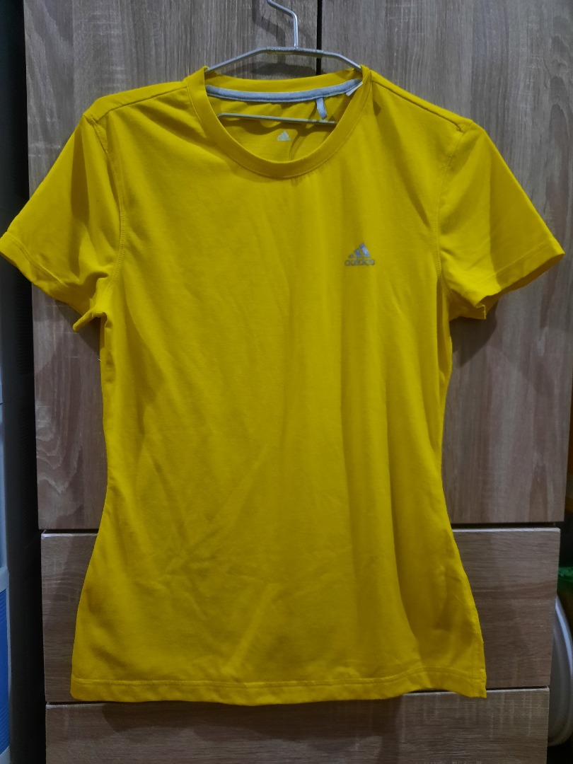 Adidas Women's Bright Yellow Prime Tee - Small, Women's Fashion ...