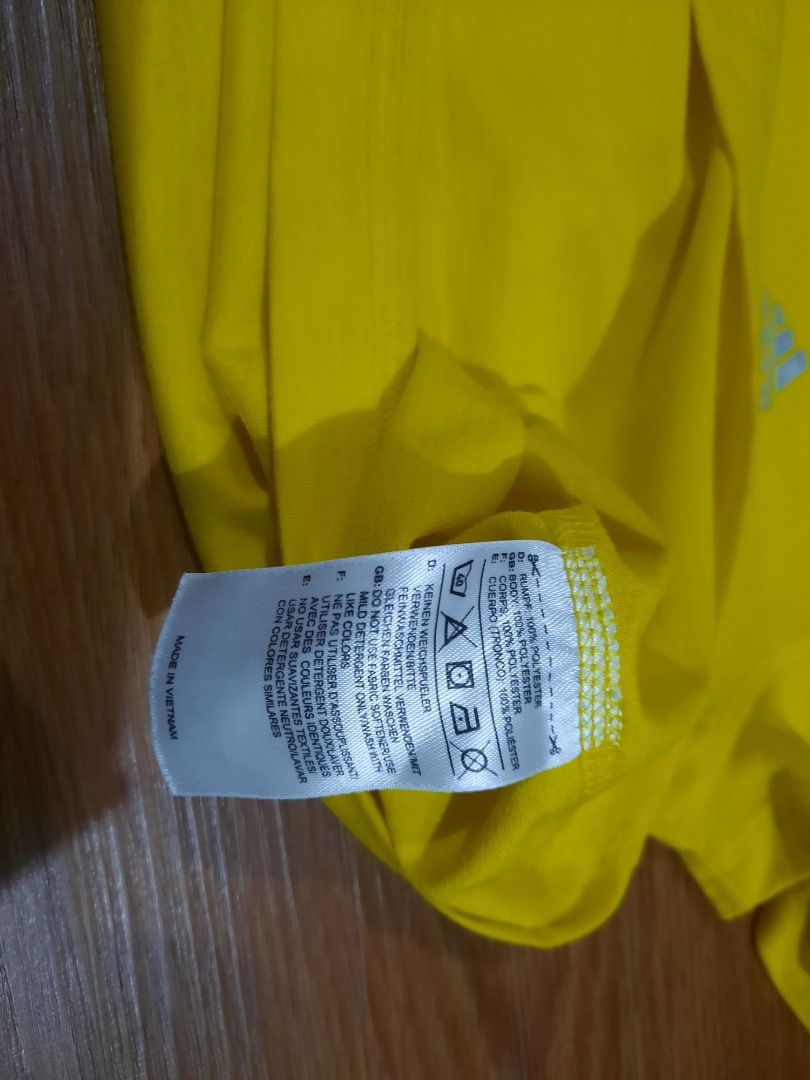 Adidas Women's Bright Yellow Prime Tee - Small, Women's Fashion ...
