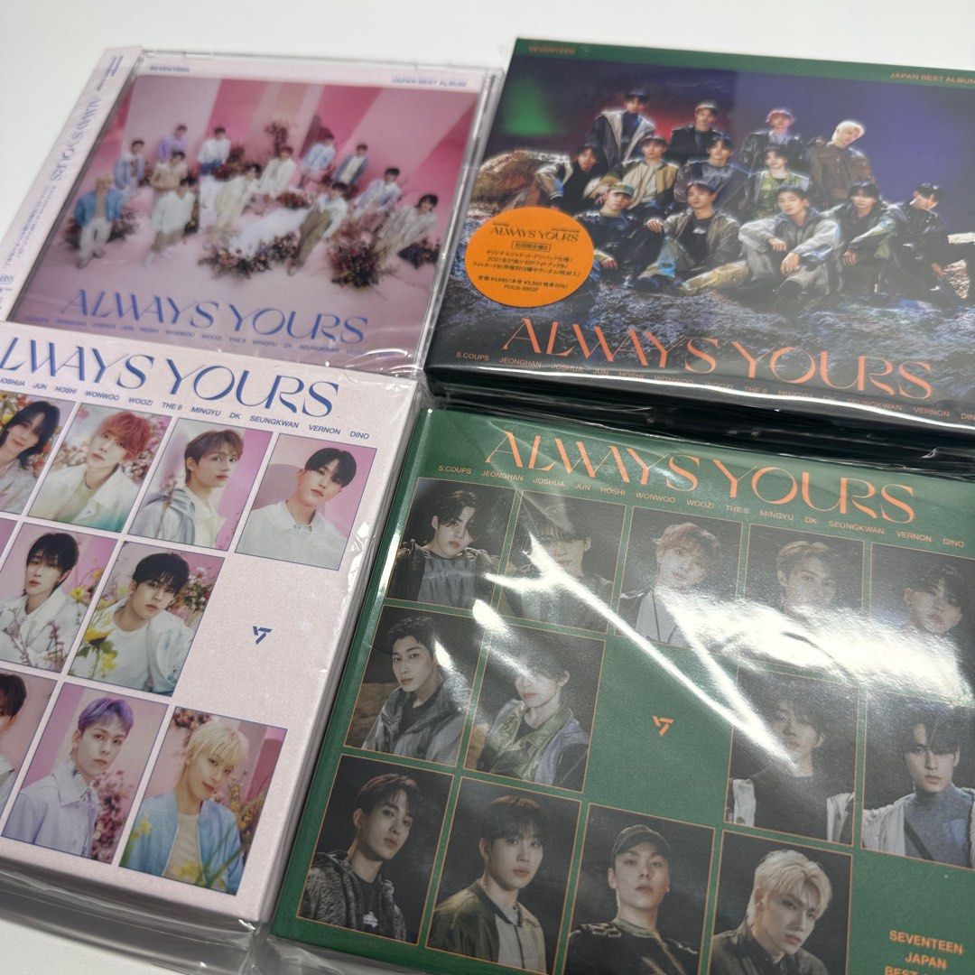 ALL FOR $10 Seventeen Japan Always Yours Best Album Flash Limited Edition Unsealed Album ...