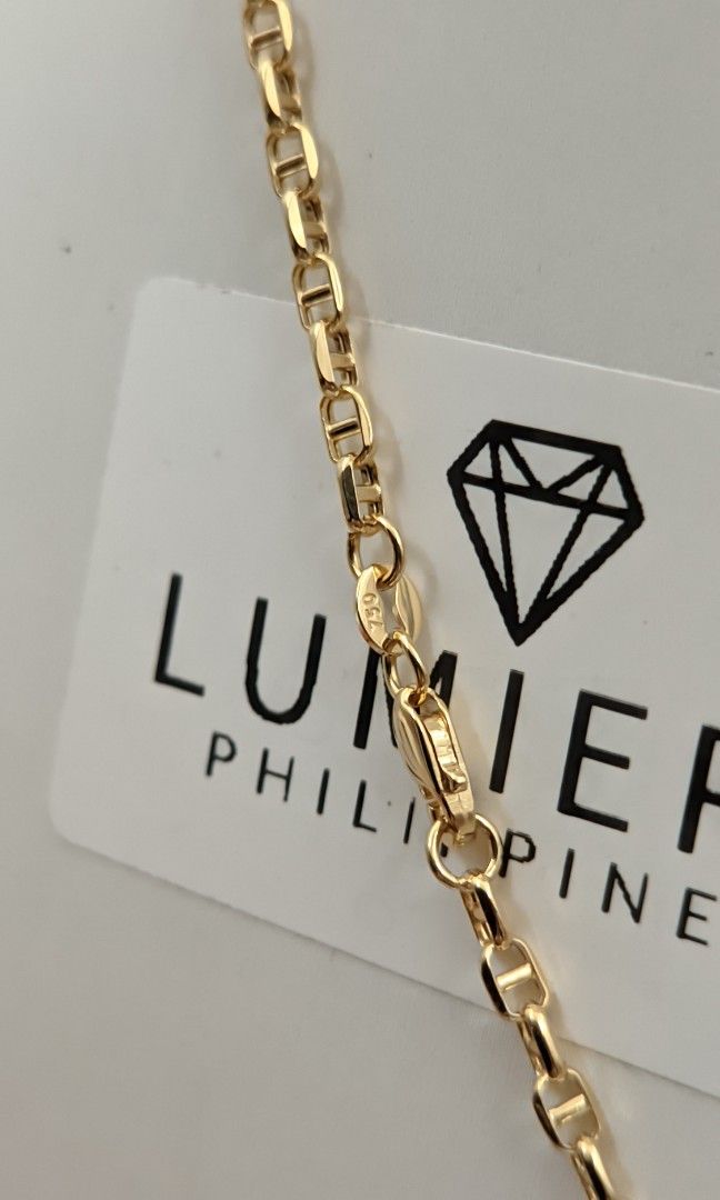 Anchor Chain with Crab Lock | 20" | 2.8MM | 18K | SDG | Yellow Gold ...