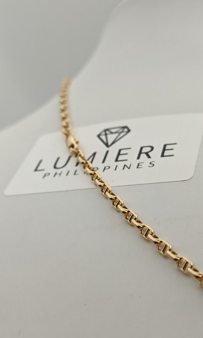 Anchor Chain with Crab Lock | 20" | 2.8MM | 18K | SDG | Yellow Gold ...