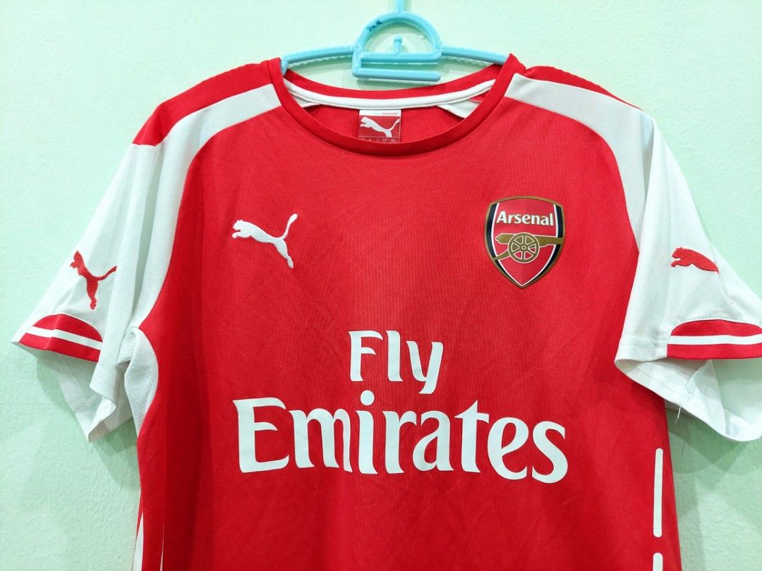 Arsenal puma home football jersey, Men's Fashion, Activewear on Carousell