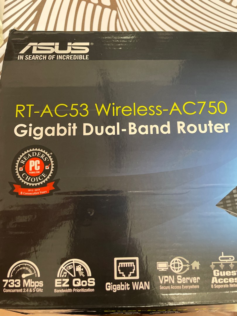 Asus dual band router, Computers & Tech, Parts & Accessories ...