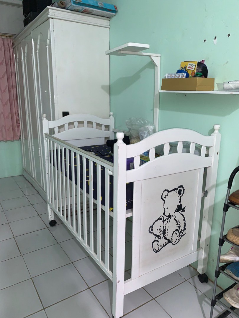 Baby Box / Baby Crib / Box Bayi Little Equi Brown Bear 4 Way, Bayi ...