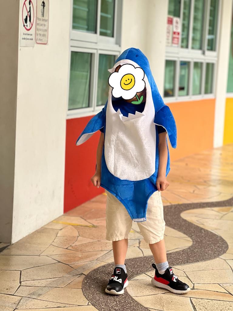 Baby shark costume, Babies & Kids, Babies & Kids Fashion on Carousell