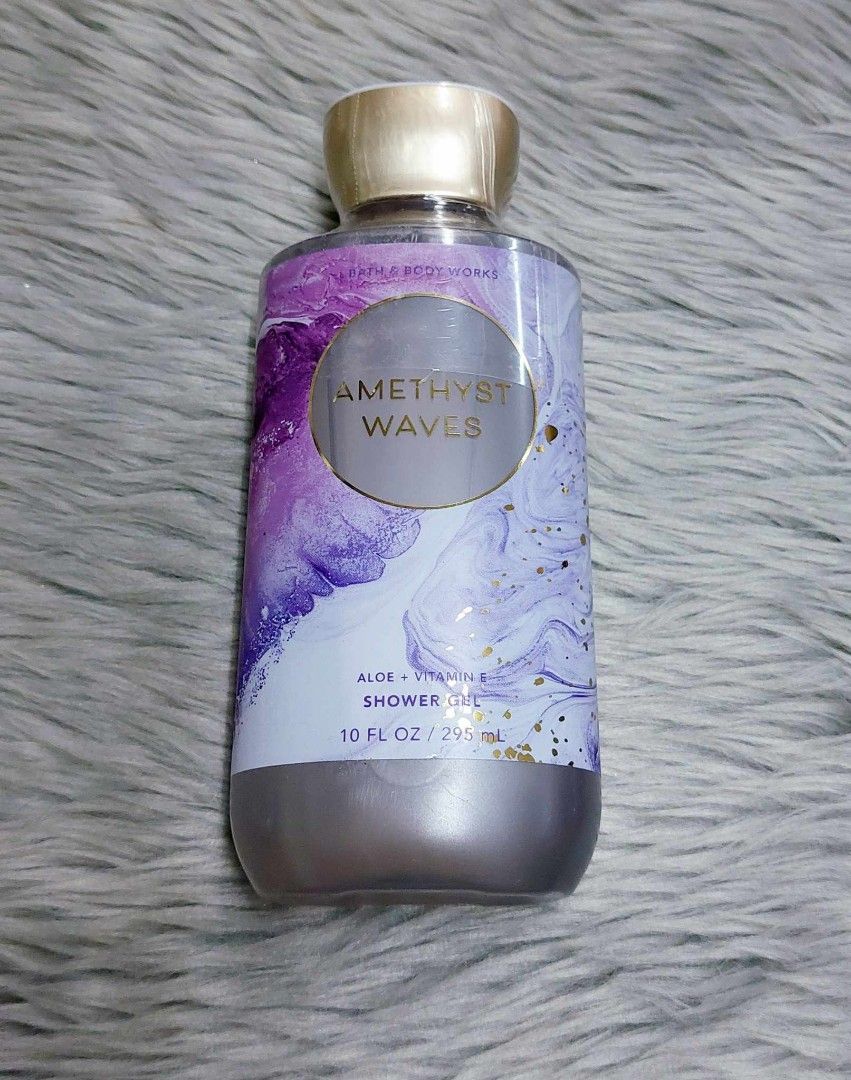 Bath & Body Works Amethyst Waves Shower Gel, Beauty & Personal Care ...